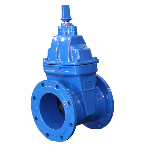 Buy Ductile Iron Soft Seal Gate Valve With Integral Rubber Coating from ...