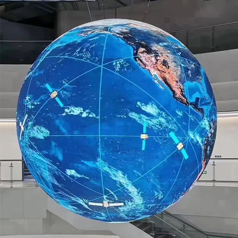 Buy Factory Stock Shaped Led Spherical Screen Globe Diameter 1m 1.5m 2m ...