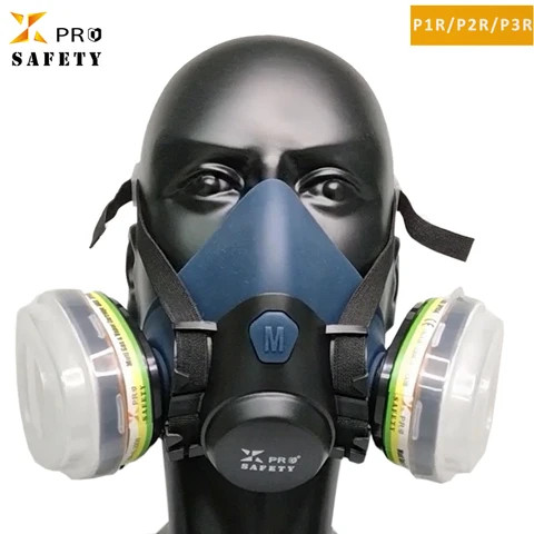 Buy Gas Mask P3 R Particulate Replacement Filter Pad Gas Mask Chemical ...