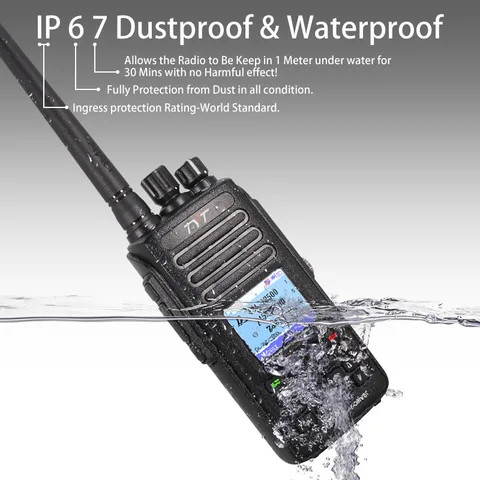 Buy Gps Ip67 Waterproof Tyt Md-uv390 Walkie-talkie Dmr Digital Radio Walkie Talkie Uv390 Dual ...