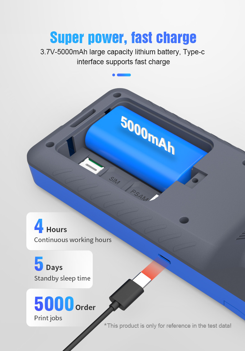 Buy Handheld Pos Terminal Pos 6000 With 58mm Printer All In One Pda ...