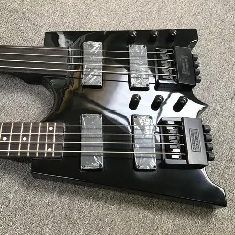 Buy Headless Double Neck Electric Bass 4+4 Strings With Rosewood Back ...