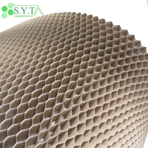 Buy High Strength Kraft Paper Buffer Protection Honeycomb Paper Core For Door Filling from ...