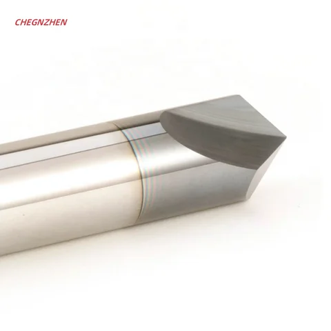 Buy Hrc55/60 3-flute Carbide Chamfering End Mill 60/90/120 Degrees ...