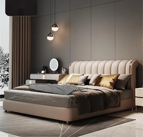 Buy King Size Bed Up-holstered Home Queen Cama Matrimonial Modernas ...