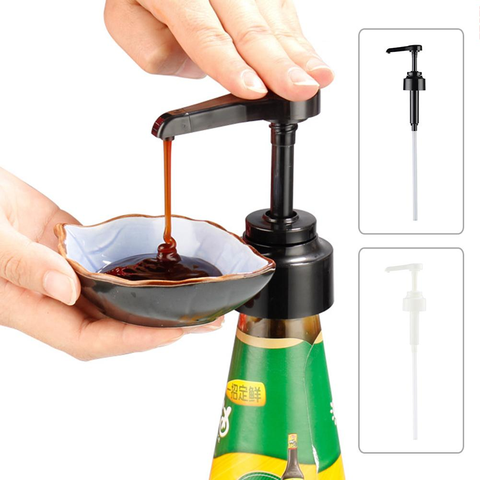 Buy Long Nozzle Syrup Bottle Nozzle Pressure Oil Sprayer Household Pump ...