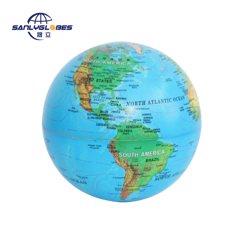 Buy Magic Rotating World Globe Toy With Colorful Light from Ningbo ...