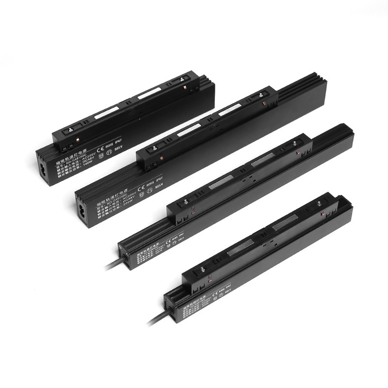 Buy Magnetic Track Light Dc48v Recessed Hidden System Magnetic Power ...