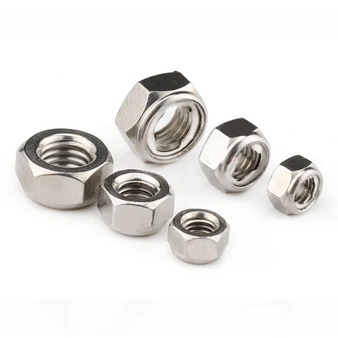 Buy Metal Hex Lock Nut China Self Locking Nut Carbon Steel Din980 ...