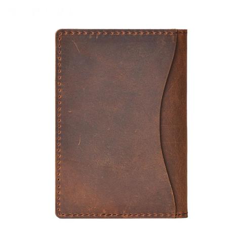 Buy Minimalist Wallet Vintage Old Style Card Holder Cash Wallet Crazy ...
