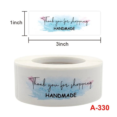 Buy New Design Thank You Paper Sticker Sealing Labels Custom Thank You ...
