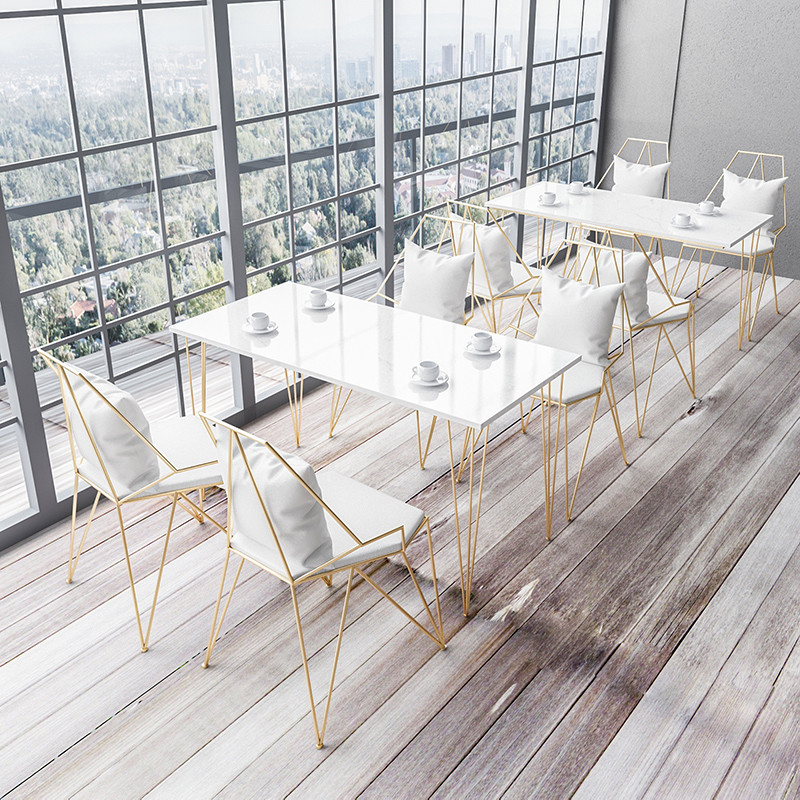 Buy Nordic Style Milk Tea Shop Table And Chair Combination Coffee Shop ...