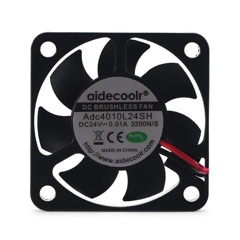 Buy Original 40*10mm 6500rpm Dc Axial Cooling Fan 2w-48w 25000-50000h ...