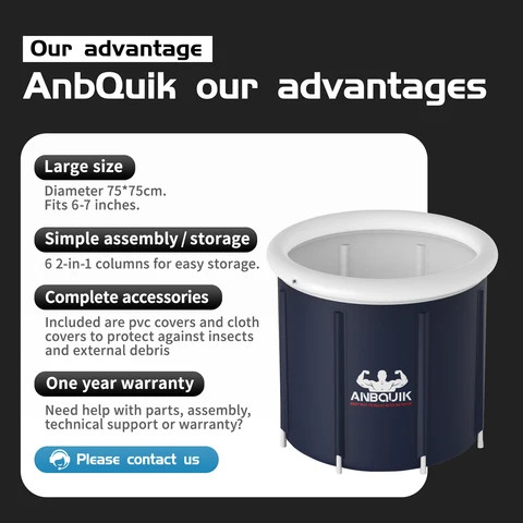 Buy Outdoor Ice Bath Tub Recovery Pod Water Therapy Pool Inflatable ...