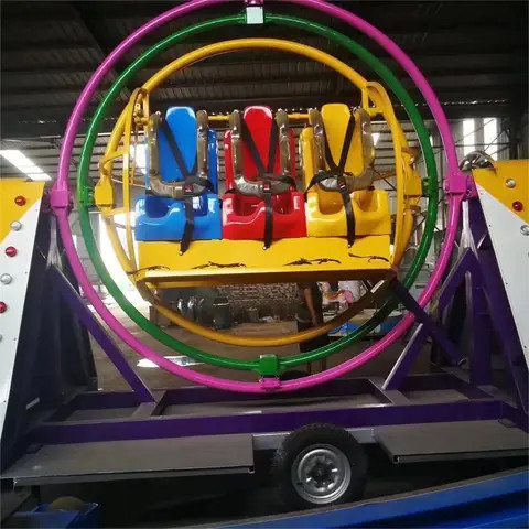Buy Outdoors Amusement Park Ride 6 Person Gyroscope Simulator Ride ...