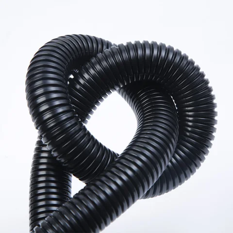 Buy Pe Corrugated Electrical Conduit Pipe Flexible Hose For Wire Cable ...