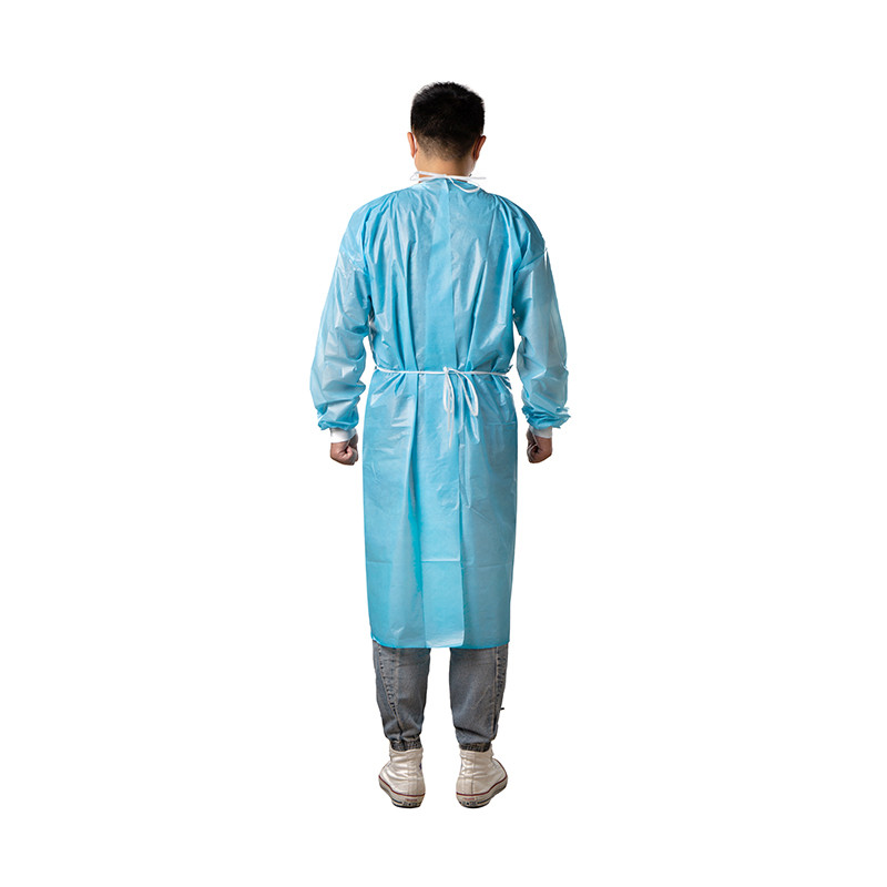 Buy Personal Protective Equipment Isolation Gowns Blue Protection Apron ...