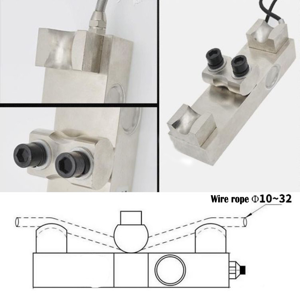 Buy Plc573 Rope Tension Sensor Rope Clamp Crane Load Cell from Xian Hao ...