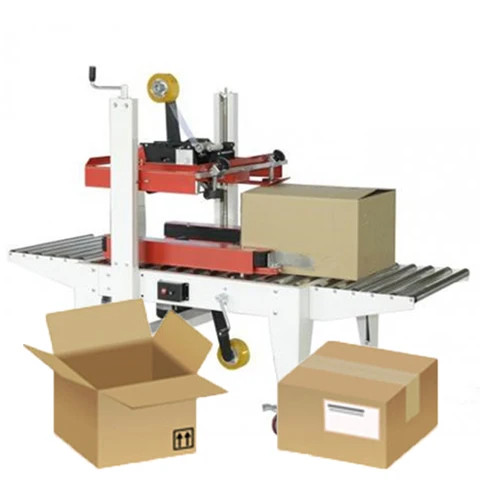 Buy Pneumatic Carton Sealer Machine Semiautomatic Side Drive Carton ...