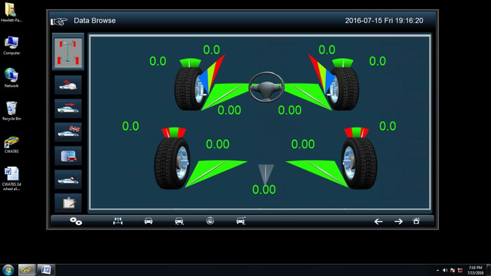 Buy Portable Hunter Wheel Alignment Software Launch Wheel Alignment ...