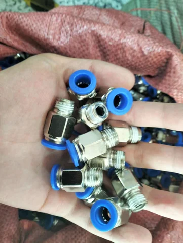 Buy Rts - Pc8-02 Iron Pneumatic Quick Connector Straight Through Gas ...
