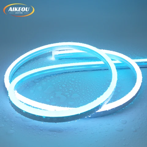 Buy Side Lighting Silicone Neon Strip 06*12mm 9.6w Flexible Silicone ...