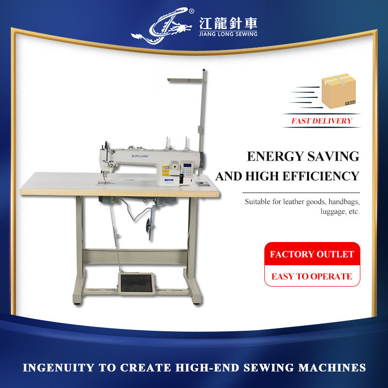 Buy Single Needle Long Arm Industrial Sewing Machine Lockstitch Flat ...