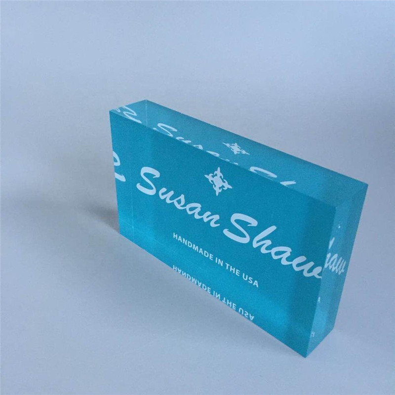 Buy Solid Acrylic Block Logo Silk Screen Or Lase Engraved Customize ...