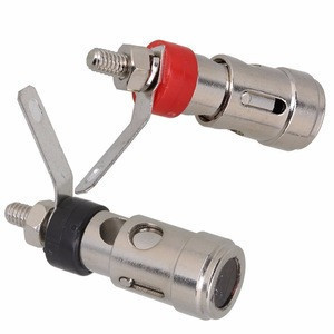 Buy Spring Loaded Press Type 40mm Brass Speaker Amp Terminal Binding ...