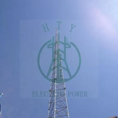 Buy Telecom Lightning Protection Angular Galvanized Steel Angle Lattice Towers 4 Legged from ...