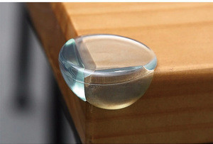 Buy Transparent Big Ball Corner Protector For Baby Kids Soft Table ...