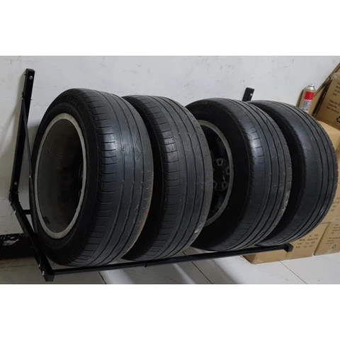 Buy Wall Mounting Car Wheel Tire Holder Rack Rim Storage Stand Rack ...