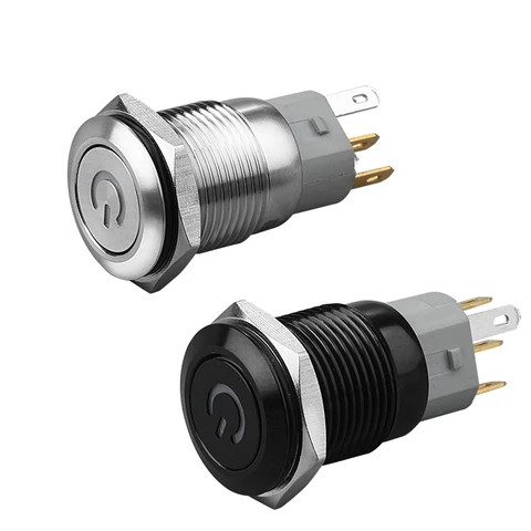 Buy Zlq16mm Metal Push Button Switch Self-locking Or Self-resetting ...