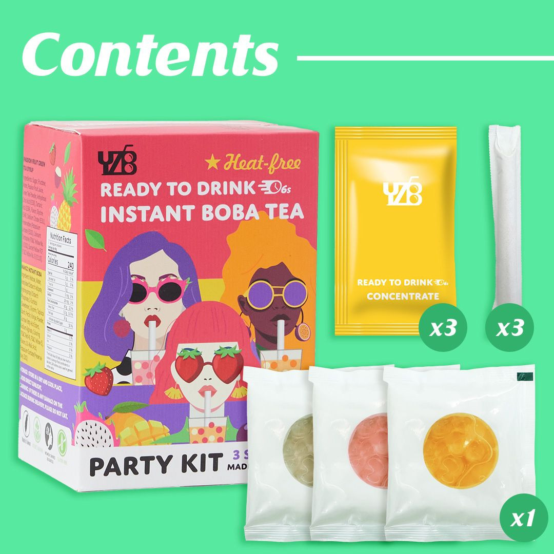 Buy Yzb Ready To Drink Instant Boba Tea-party Kit from YING XUAN ZHUANG ...