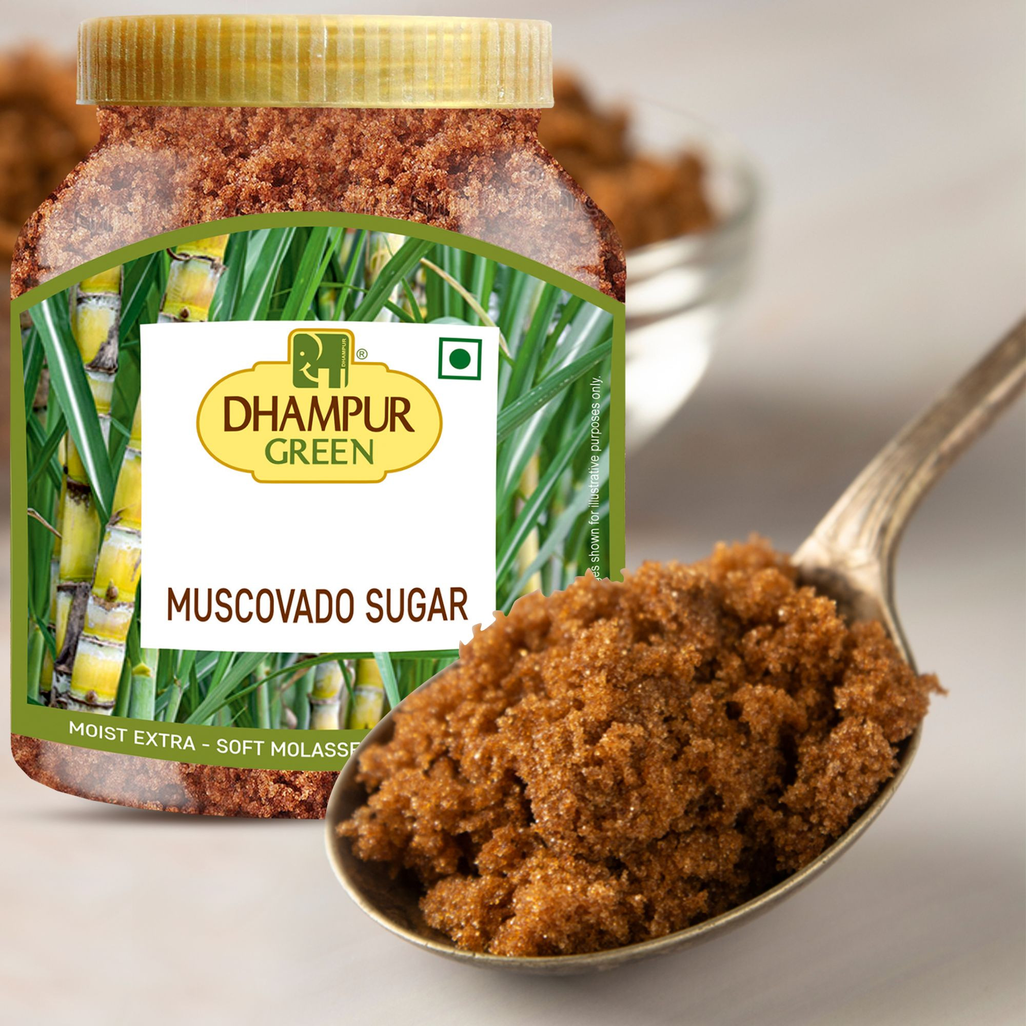 Buy Dhampur Green Muscovado Sugar 800gm from Dhampure speciality sugars ...