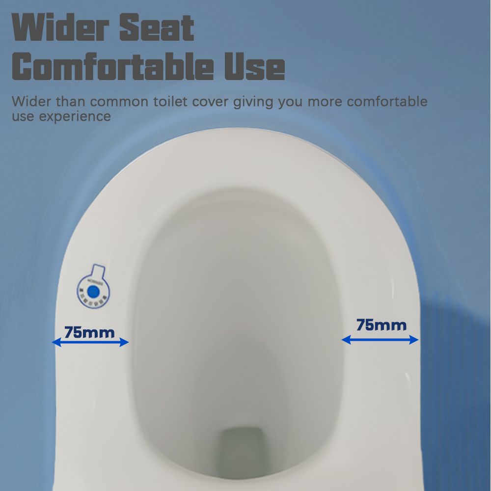Buy Smart Bidet Toilet With Integrated Dual Flush With Remote Control ...