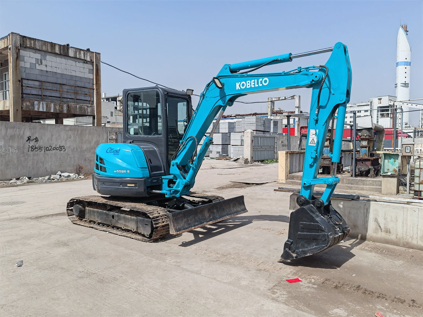 Buy Used Kobelco Sk55 Excavator from PF Machinery Limited, China | Tradewheel.com