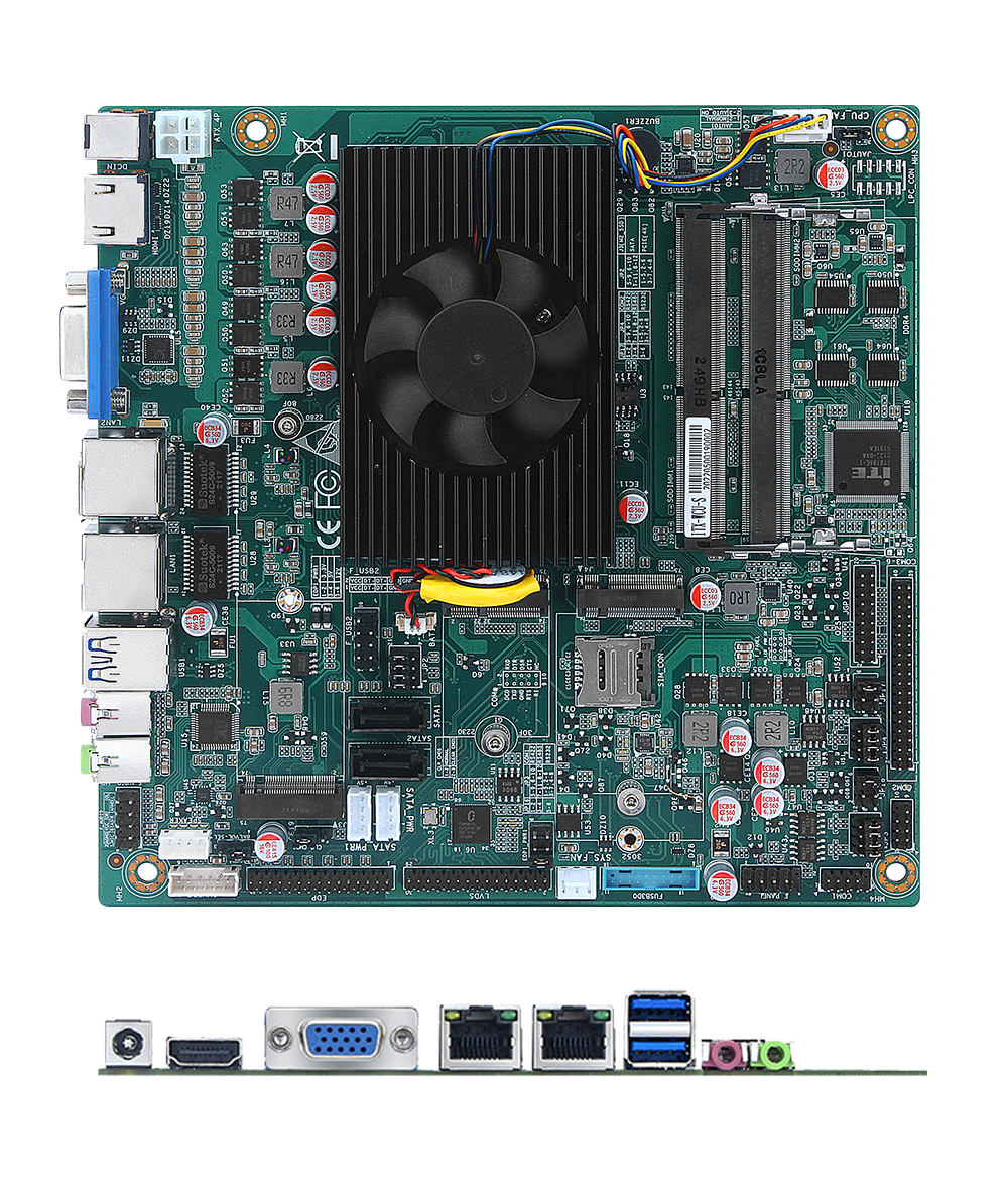 Buy Embedded Mini-itx Motherboard Intel Core I5 8265u I7 8565u 2*ddr4 2*rj45 6*com from Shineman ...