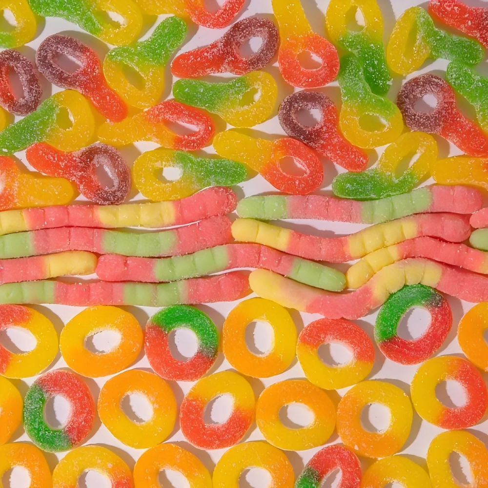 Buy Fudge Factory Candy Colorful Bulk Mix Jelly Sweet Snacks Fun Fruit ...