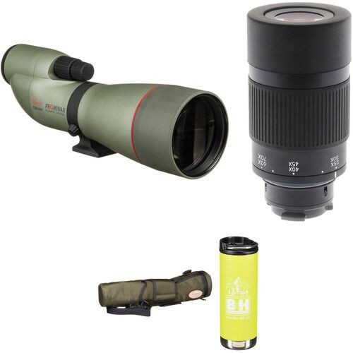 Buy Kowa Prominar Pure Fluorite 25-60x88mm Spotting Scope Kit With Case ...