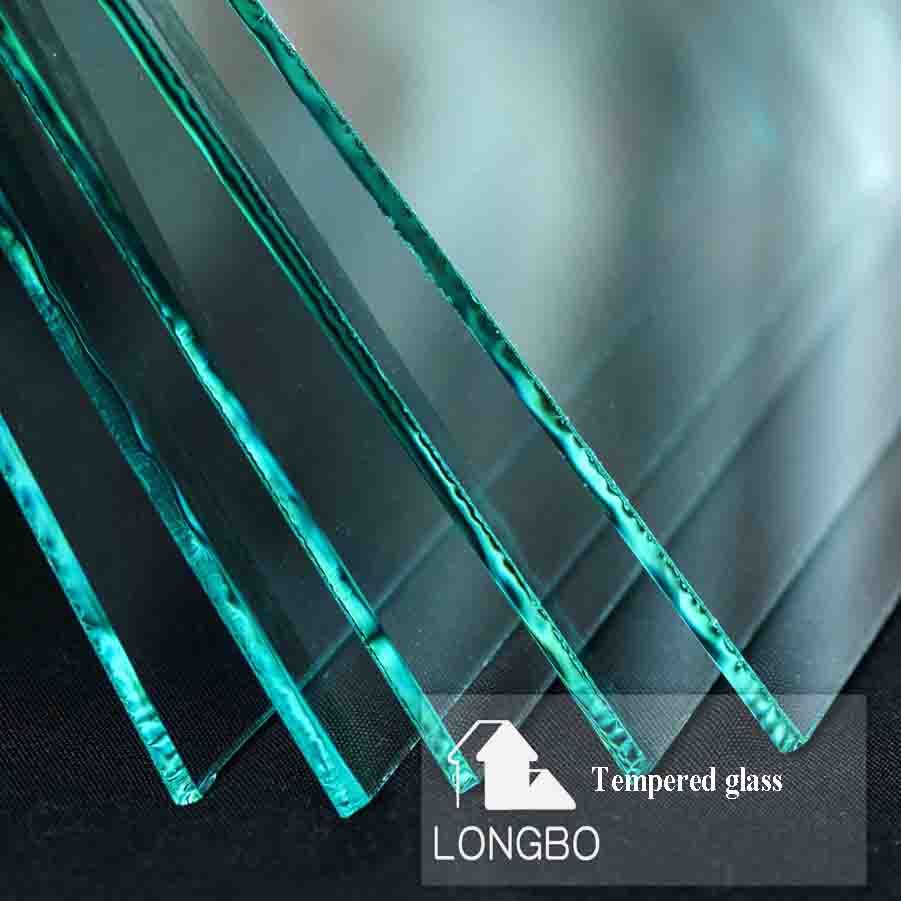 Buy 3mm-19mm Clear Tempered Glass For Shower Toughened Glass from ...