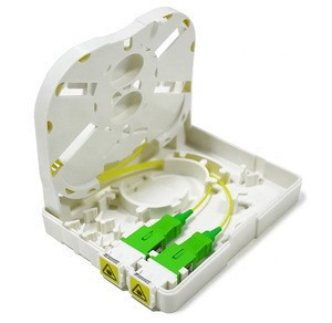 Buy 2 Cores Ftth Fiber Optic Face Box Fiber Face Plate Panel Terminal ...