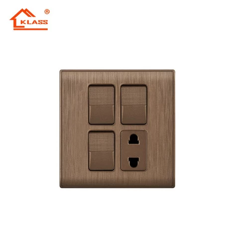 Buy 2 Gang Electric Power Wall Light Switch from Wenzhou Sunny ...