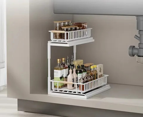 Buy 2 Tier Detachable Multifunction Countertop Kitchen Dish Rack ...