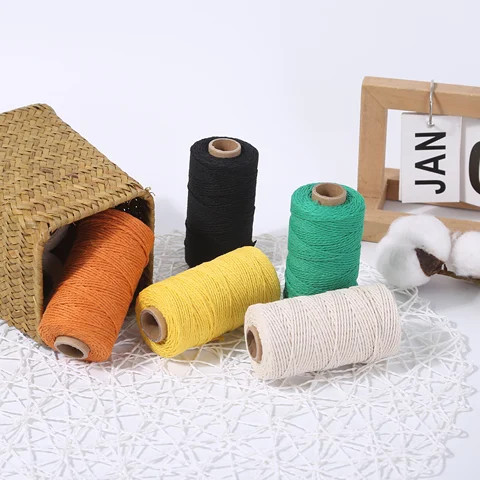 Buy 2024 New Customized Macrame Cord 2mm 3mm 4mm 5mm 6mm 9mm Hilos ...