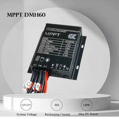 Buy 30a Solar Street Light Controller Solar Powered Controller ...