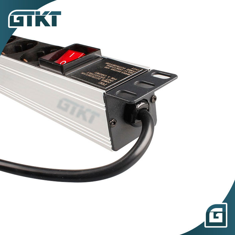 Buy 8 Way Pdu Power Distribution Unit Germany Socket Rack Mount Pdu 220v 16a 8 Port Euro Socket ...