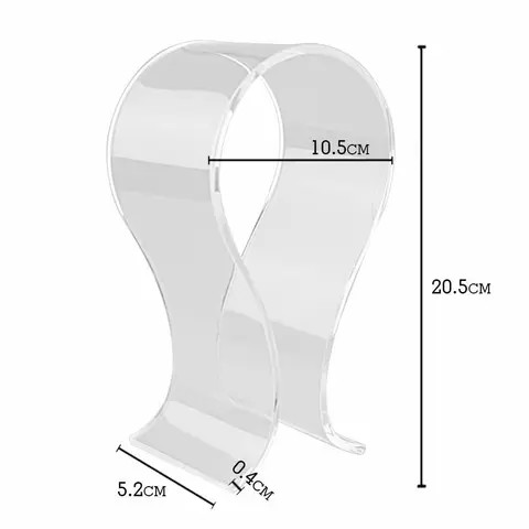 Buy Acrylic Headphone Headset Earphone Stand Holder Hanger Display For ...