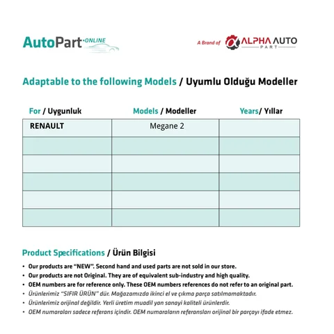 Buy Airbag Ribbon Airbag Cable 7 Pin For Renault Megane 2 - 52 Cm Wires ...