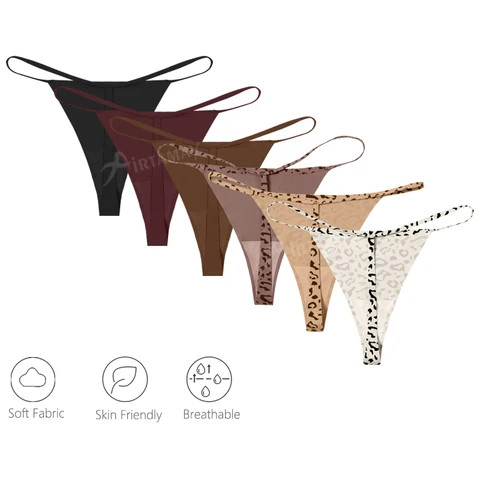 Buy Airtamay Multicolour Leopard Print Design Sexy Thong Seamless ...